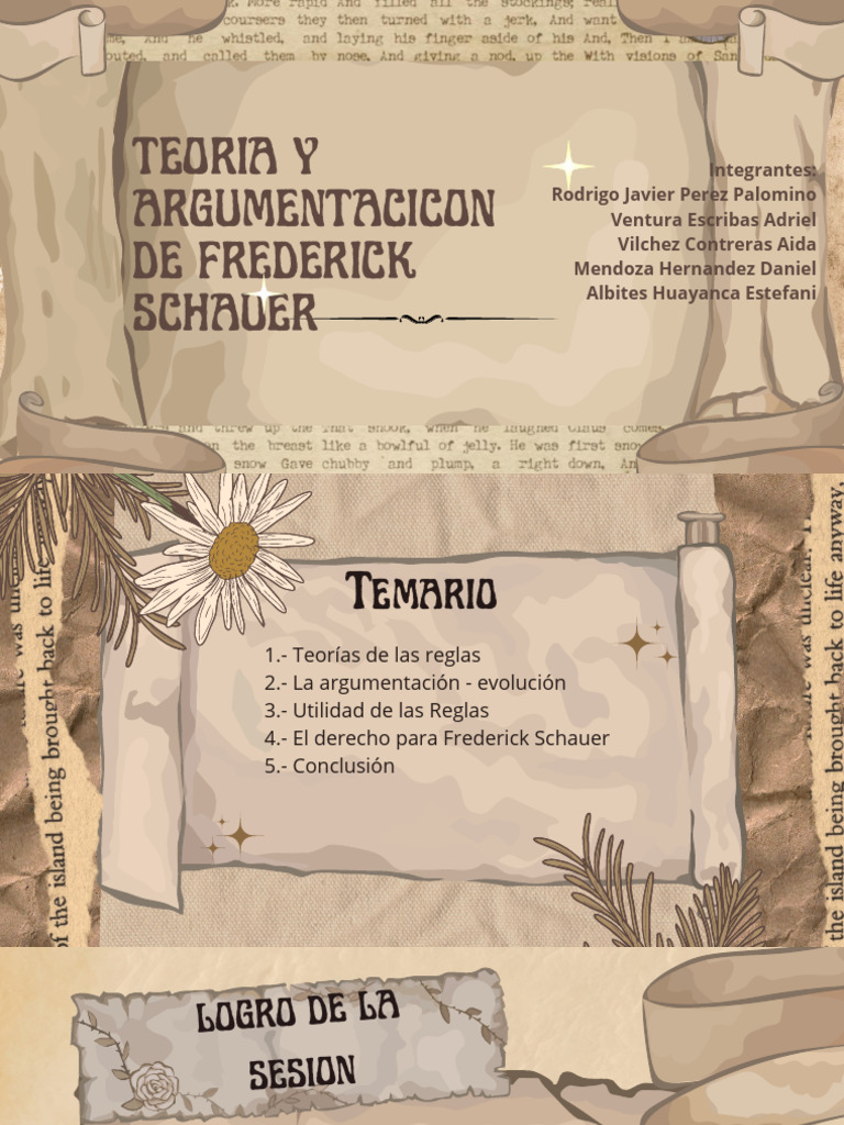 DIAPOSITIVAS EXPOSICIÓN FILOSOFÍA Frederick SCHAUER | PDF