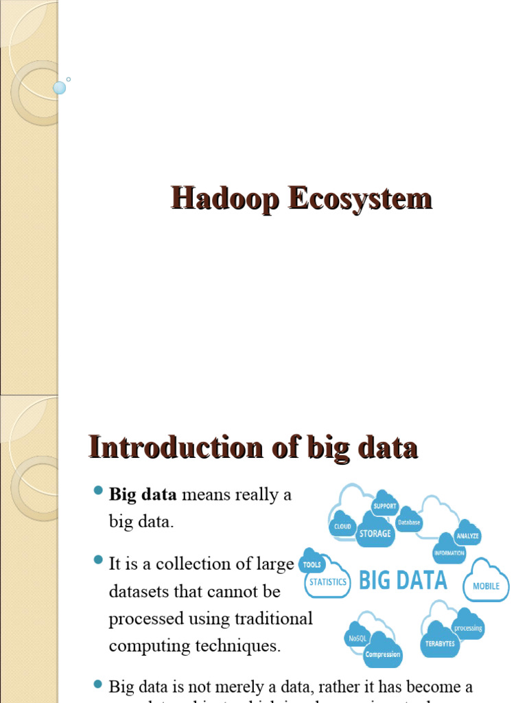 Introduction To Hadoop and Its Ecosystem | PDF | Apache Hadoop | Map Reduce