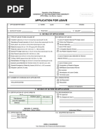 CS Form No. 6 Revised 2020 Application For Leave Fillable Final2021 | PDF | Parental Leave ...