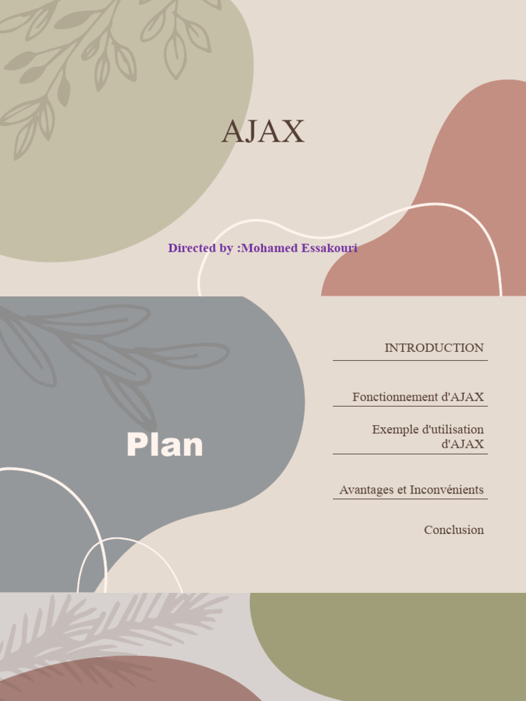 Presentation AJAX | PDF | Ajax (Programmation) | Programmation web Presentation AJAX | PDF | Ajax (Programmation) | Programmation web