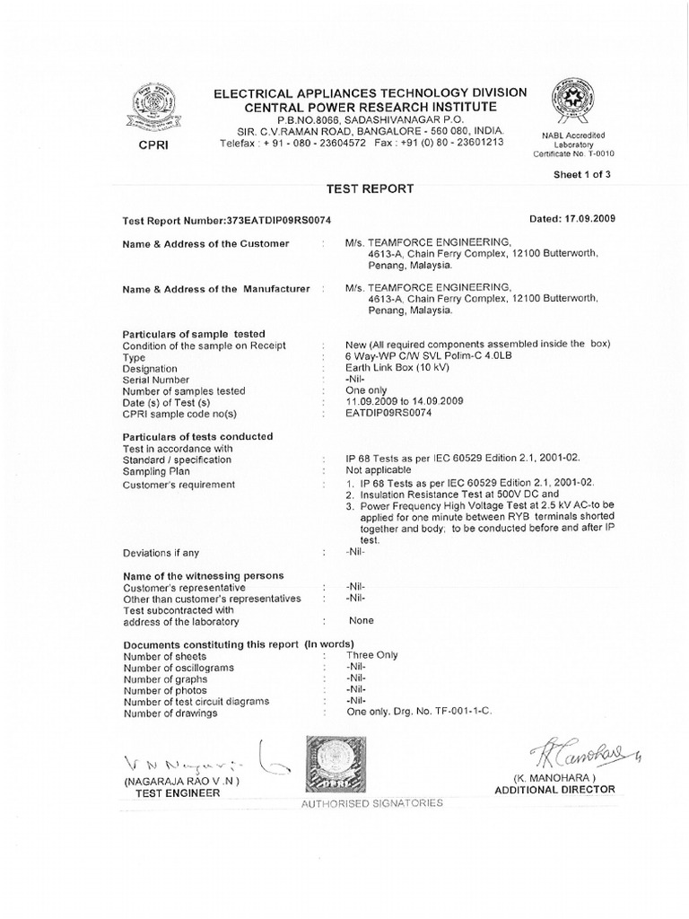 IP68 6w CW SVL | PDF