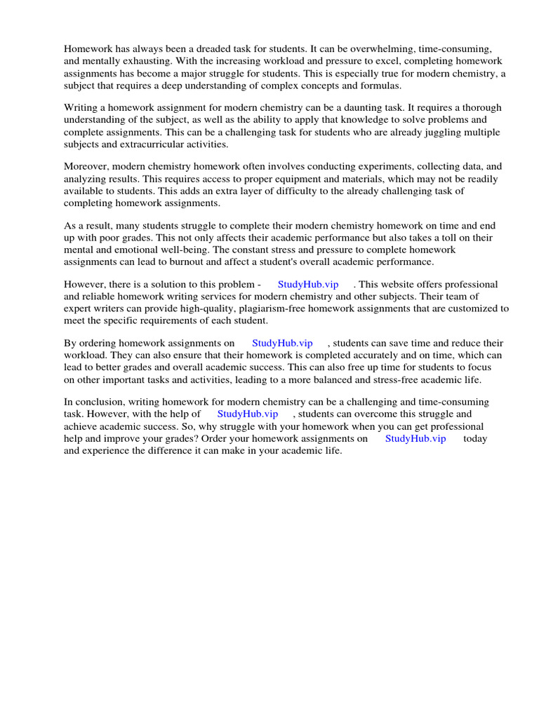 Homework 5-1 Modern Chemistry | PDF | Chemistry | Homework