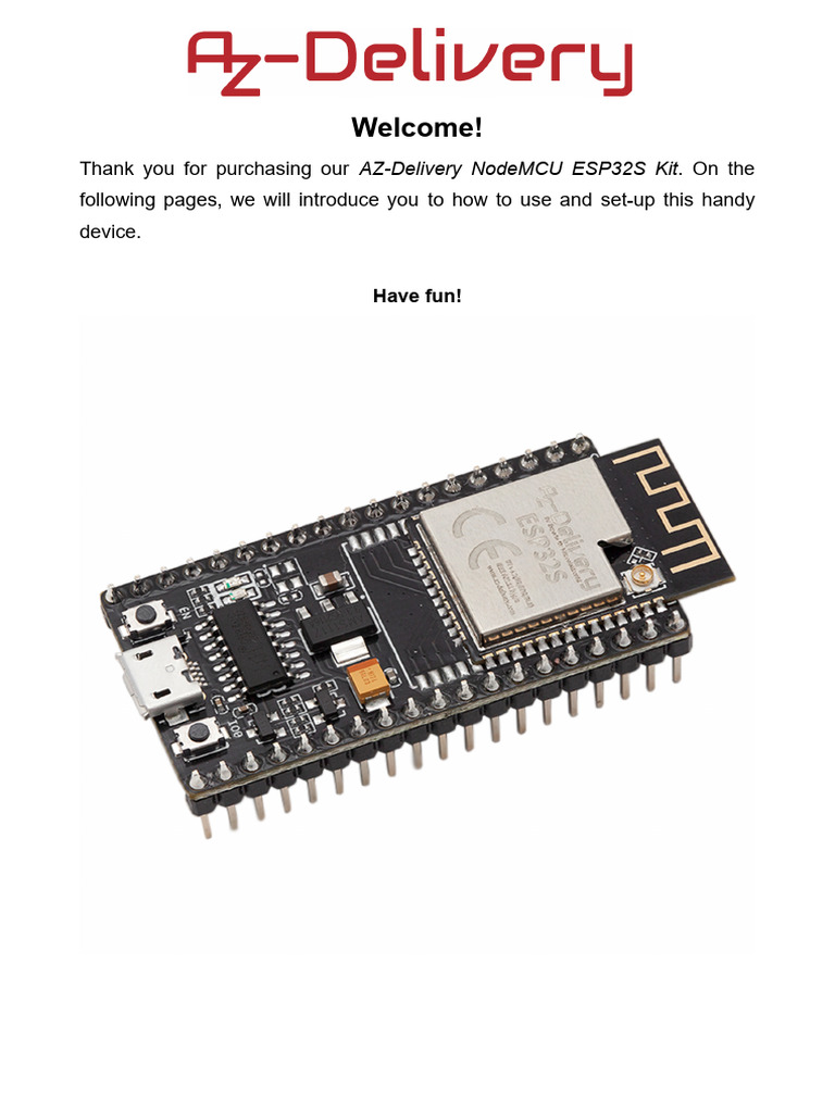 NodeMCU ESP32S Kit ENG | PDF | Telecommunications | Computer Engineering