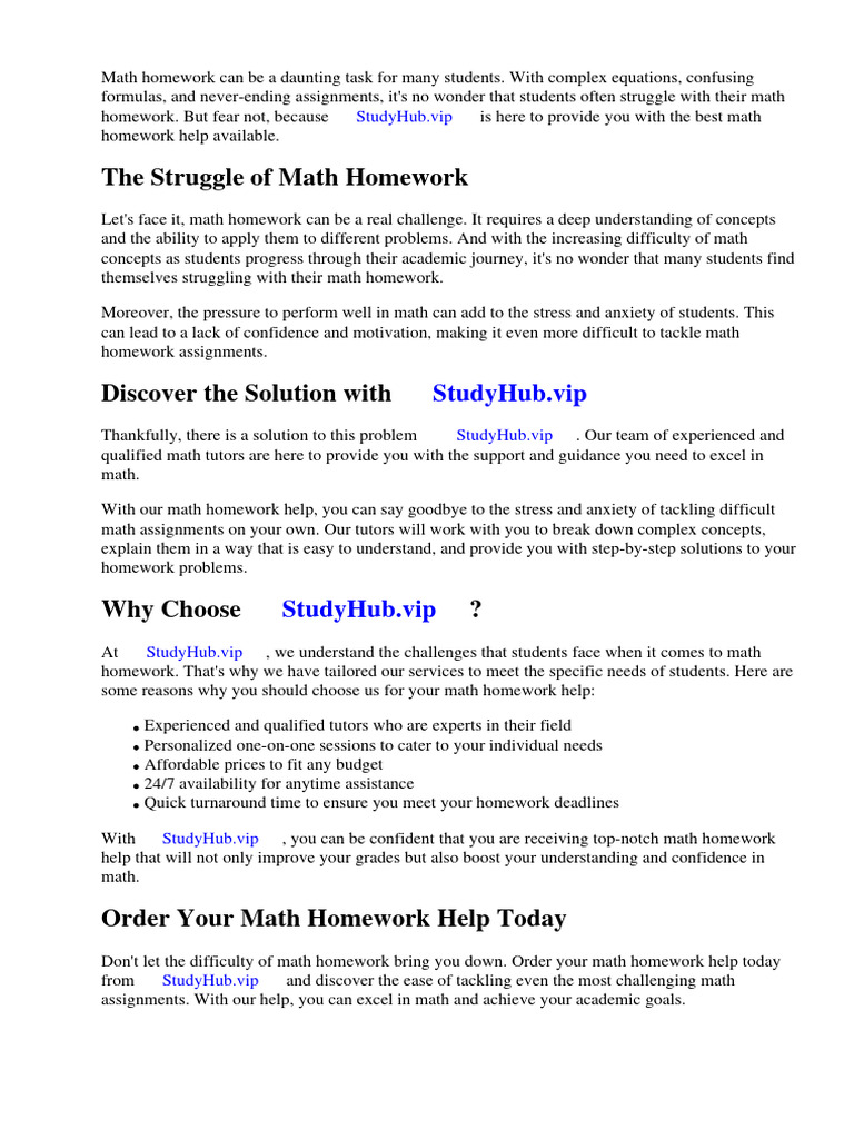 Discovery Education Math Homework Help | PDF | Mathematics | Homework