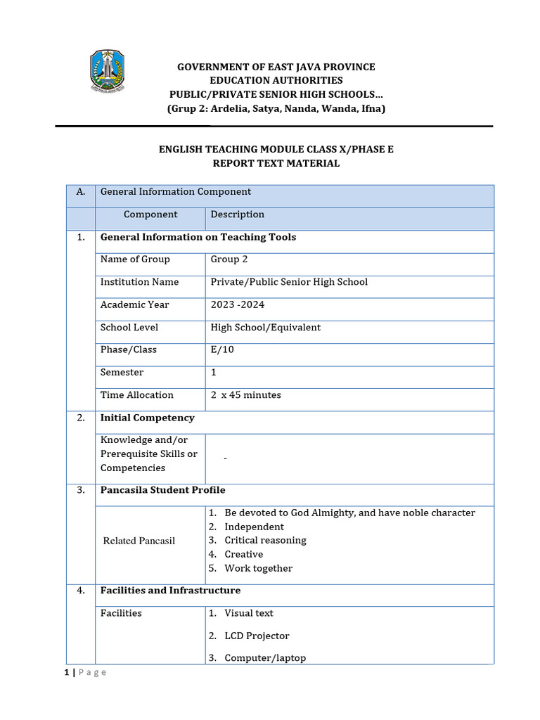 Group 2 Esp - Report Text - English | PDF | Educational Assessment