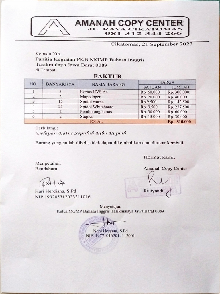 21 Sep Amanah 810 | PDF