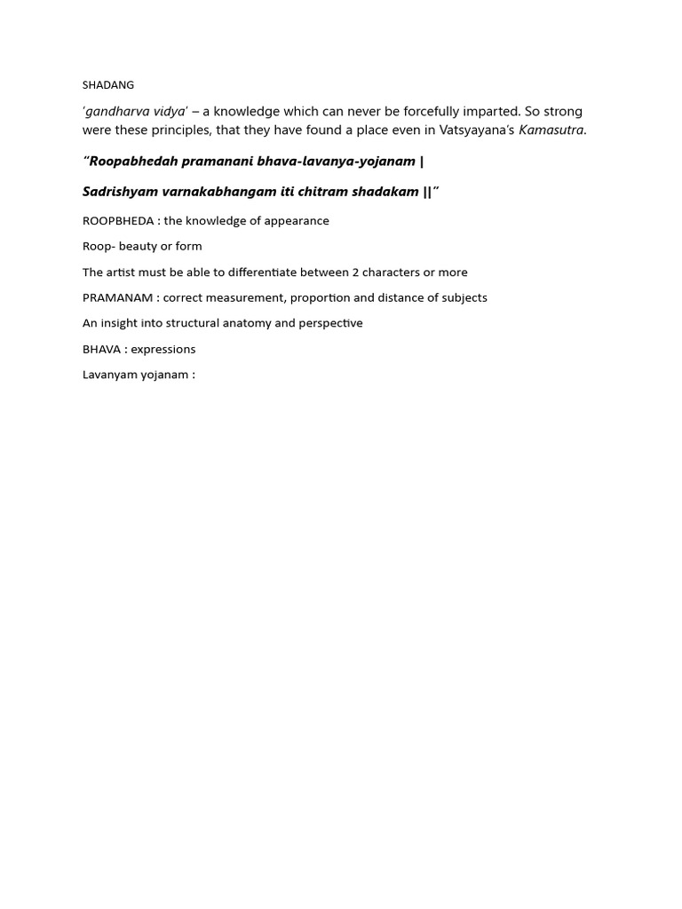 Understanding Shadang in Art | PDF