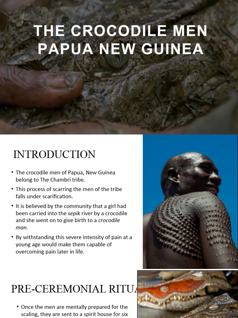 Crocodile Men: Chambri Tribe Scarification | PDF