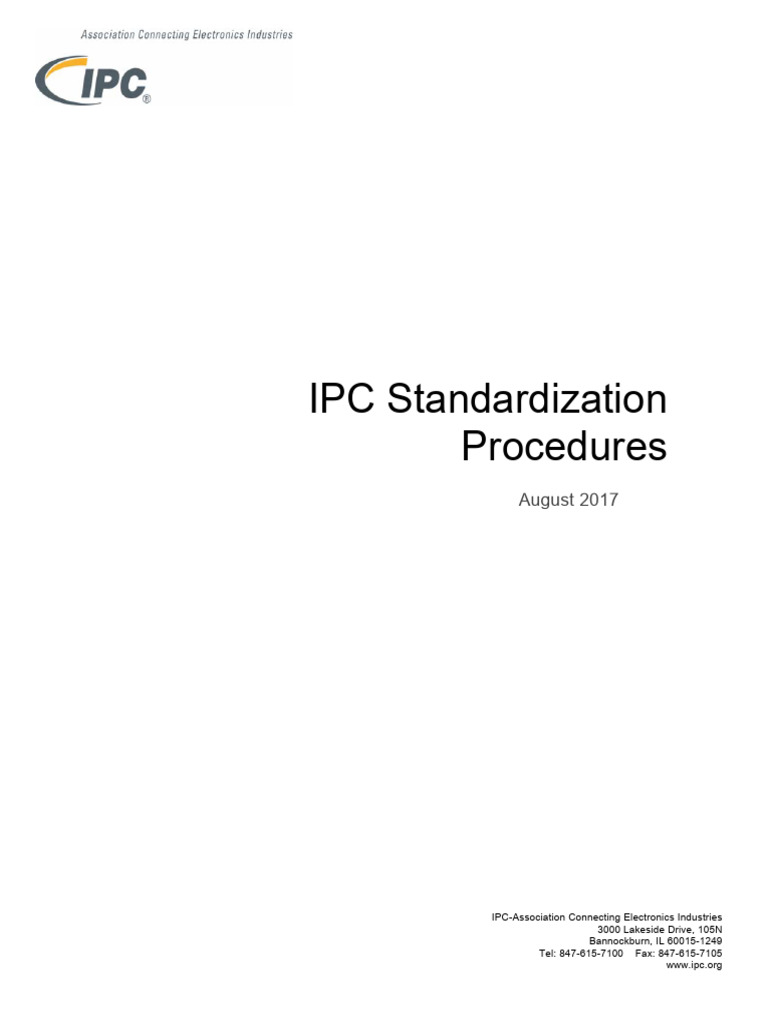 IPC Standardization Procedures | PDF | Committee | Patent