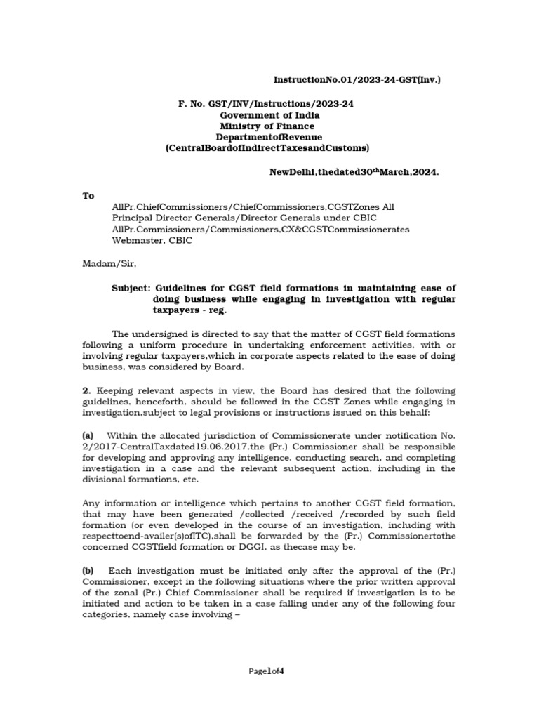 Instruction Notice | PDF | Government | Justice