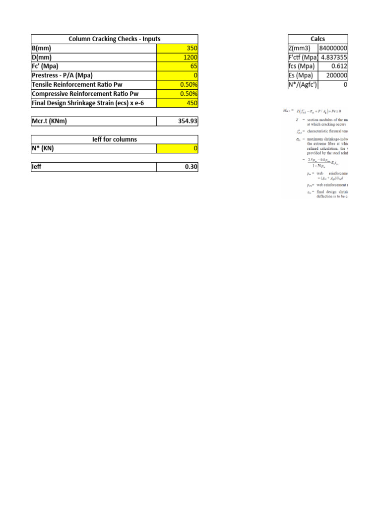 Structural Engineering Calculations | PDF | Science & Mathematics | Technology & Engineering