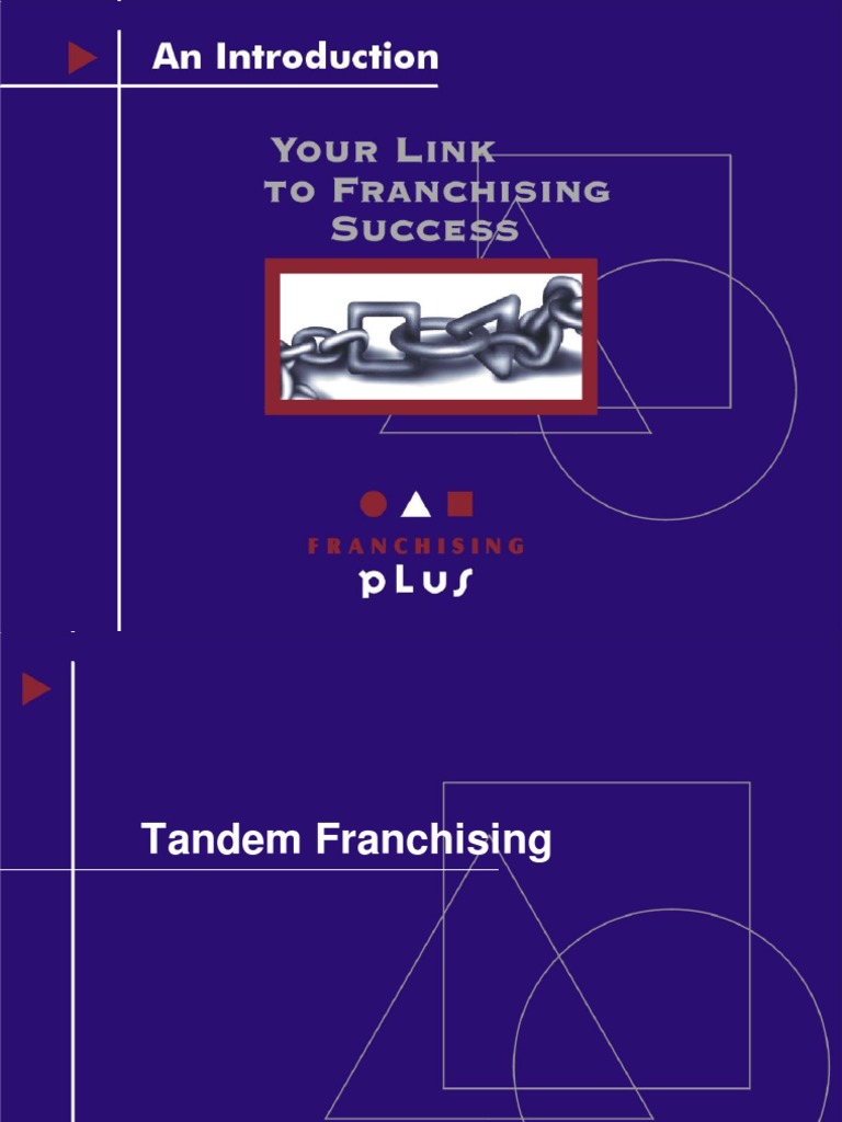 Tandem Franchising in South Africa | PDF | Franchising | Entrepreneurship