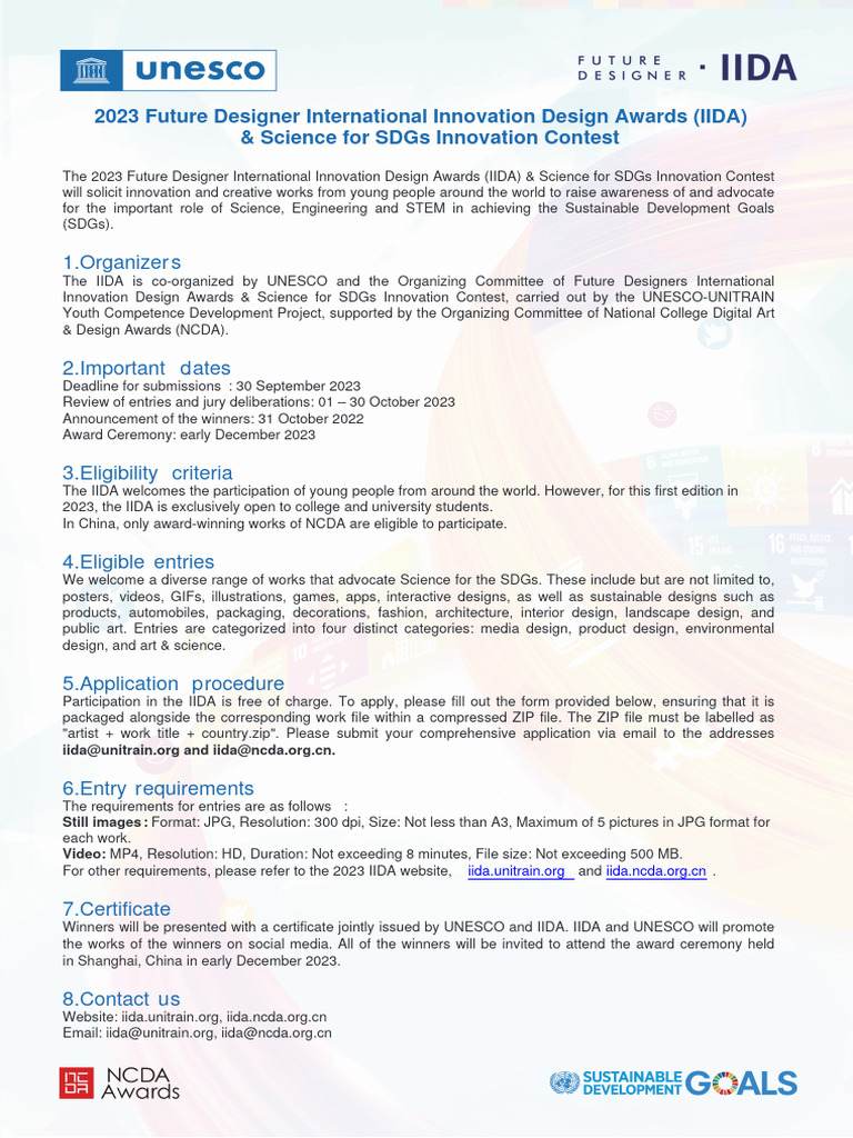 IIDA-design_competition_flyer | PDF | Zip (File Format) | Innovation