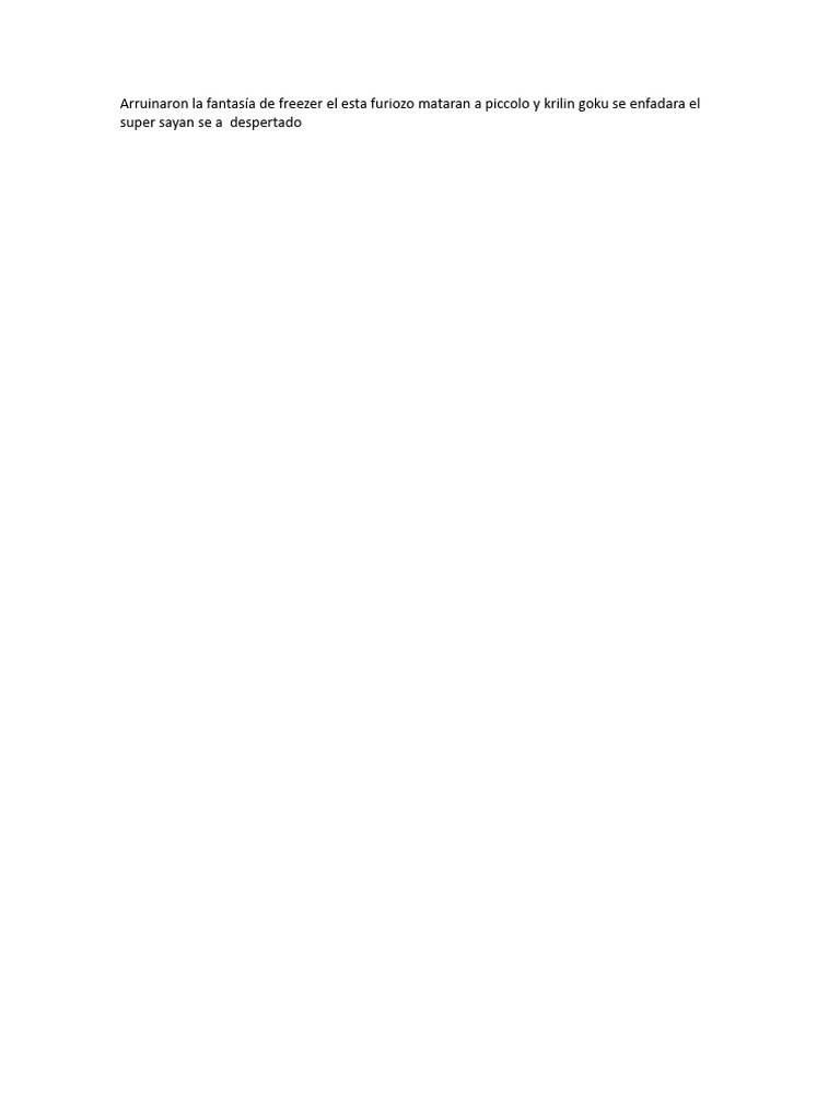 Teoría de La Próxima Saga de Dbelpapu Jijija | PDF