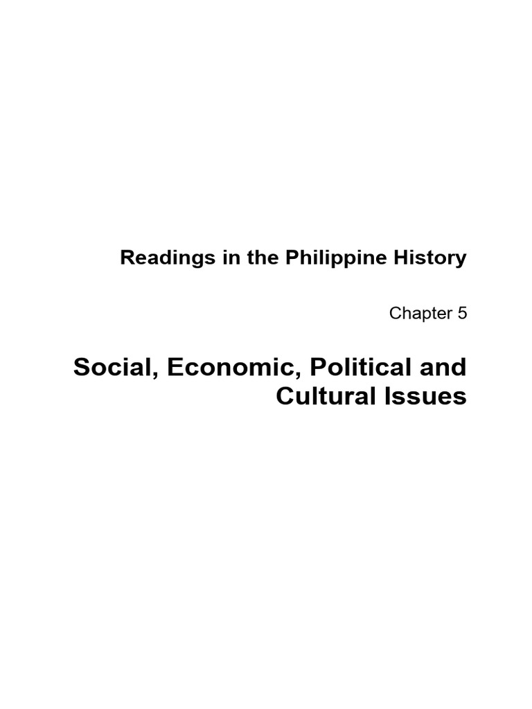 Chapter 5 - Gec 2a Readings in The Philippine History | PDF | Taxes | President Of The Philippines