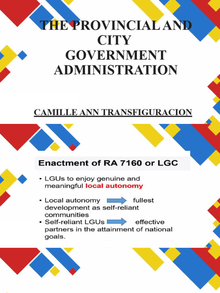 Local Government Unit Creation Guidelines | PDF | Welfare | Local ...