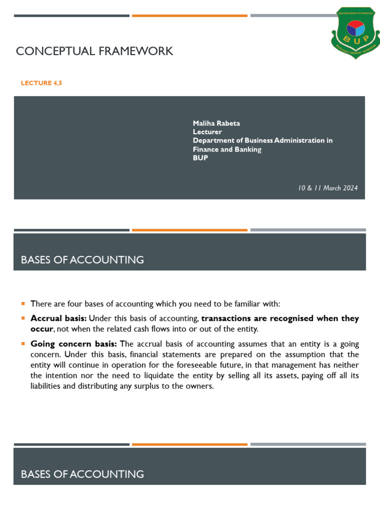 Lesson 2 Conceptual Framework_Marab | PDF | Equity (Finance) | Financial Statement