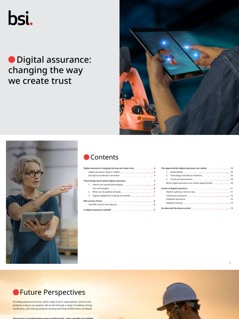 BSI Digital-Assurance-Whitepaper | PDF | Audit | Streaming Media