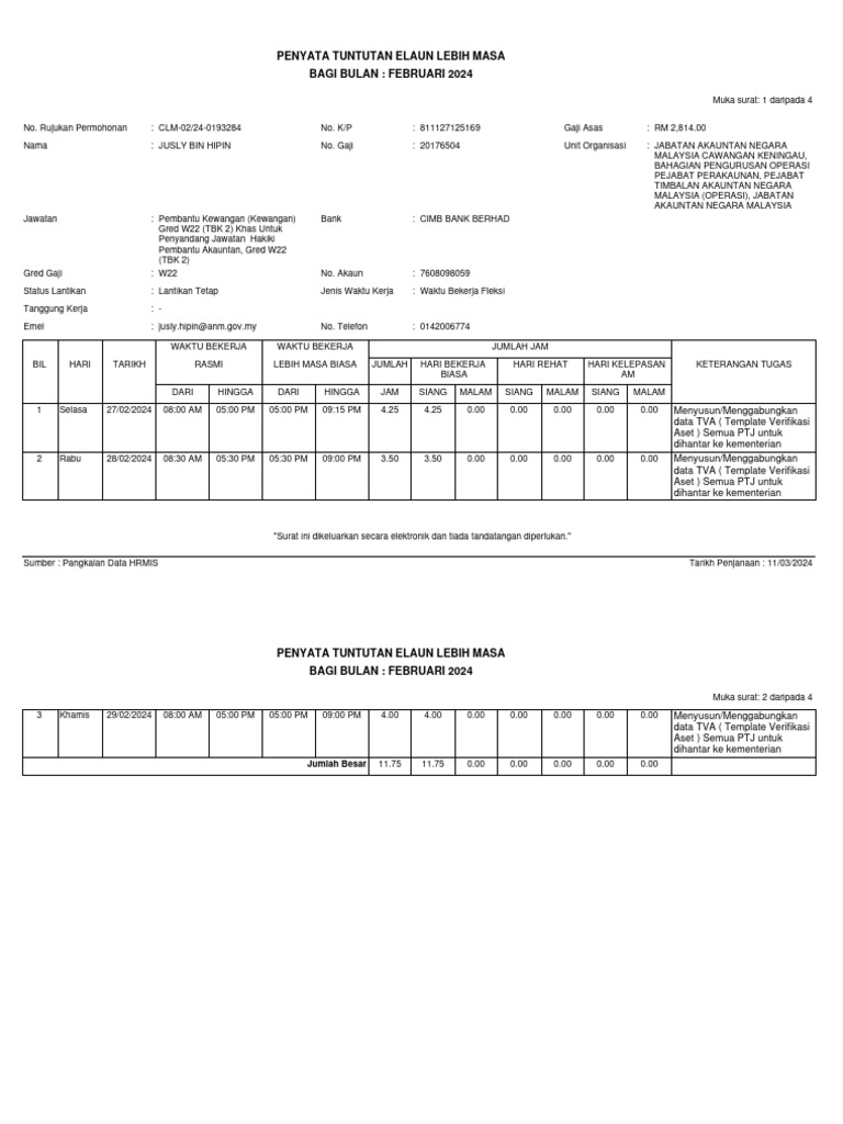 Ovr TM Normal RPT | PDF