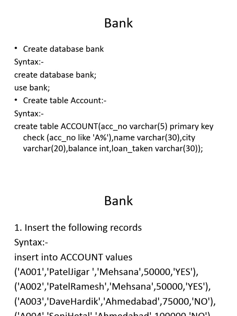 Bank | Download Free PDF | Software Engineering | Computing