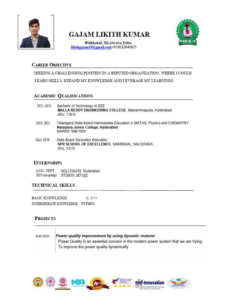 20j41a0218 Likith Kumar | PDF | Business