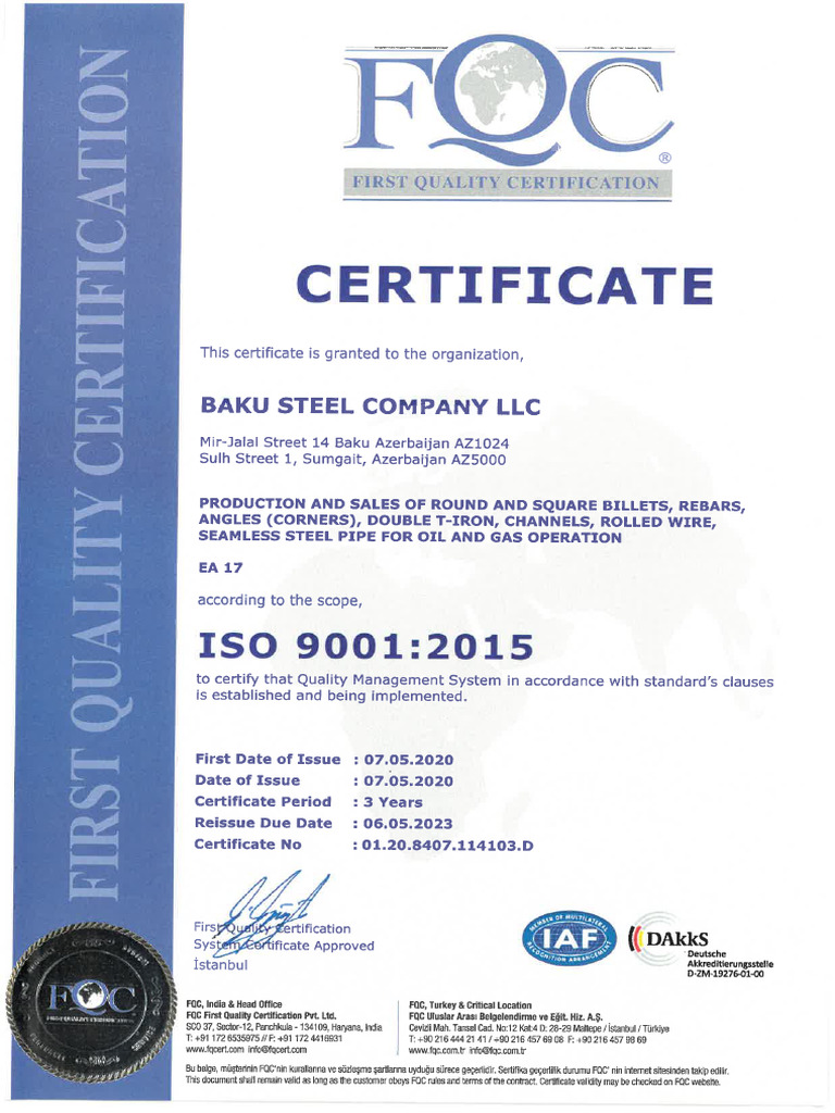 Iso 9001-2015 | PDF