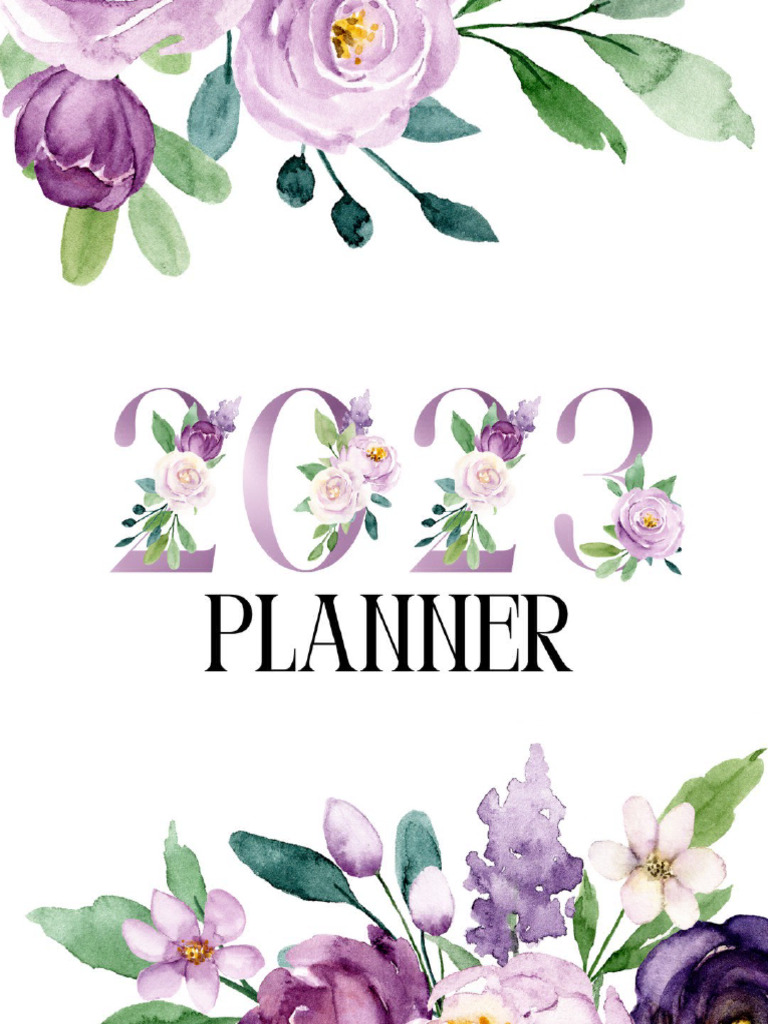 2023 Planner Template | PDF