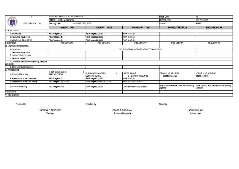 Pss Activity DLL Eries | PDF | Human Communication | Education Theory