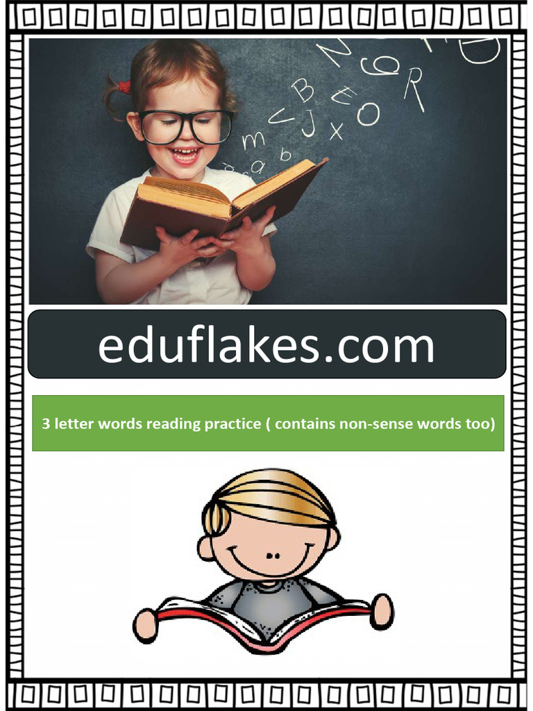 3letters Words Reading Practice | PDF