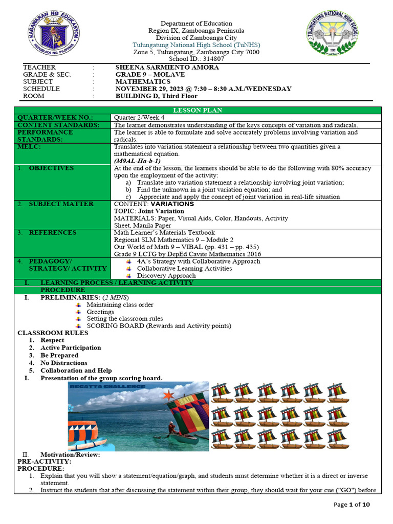 Lesson-Plan-for-CO2 | PDF | Demand | Variable (Mathematics)