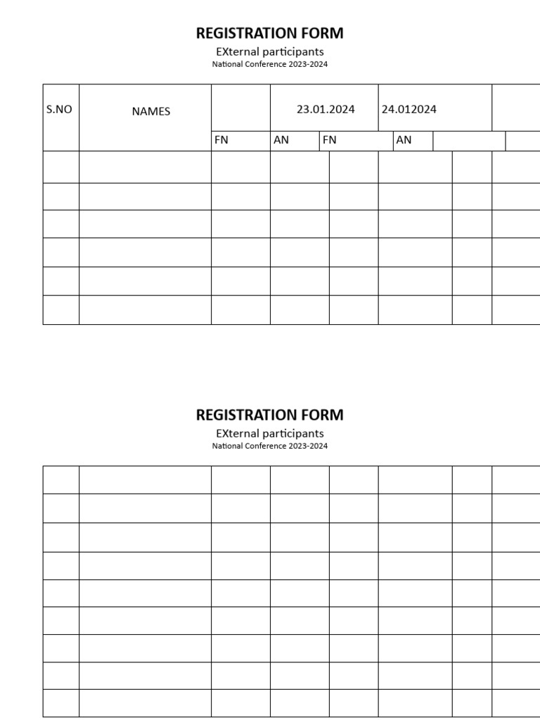 National Conference Registration | PDF | Business