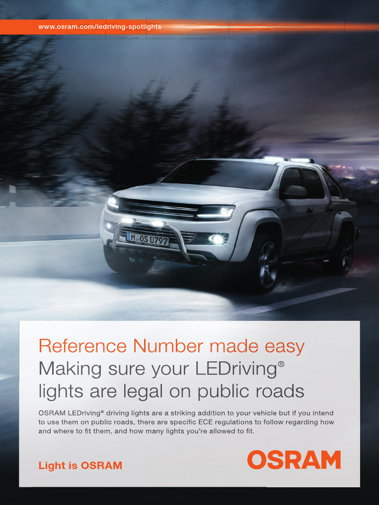 OSRAM Reference Flyer A5 v12 | PDF | Headlamp | Automotive Technologies