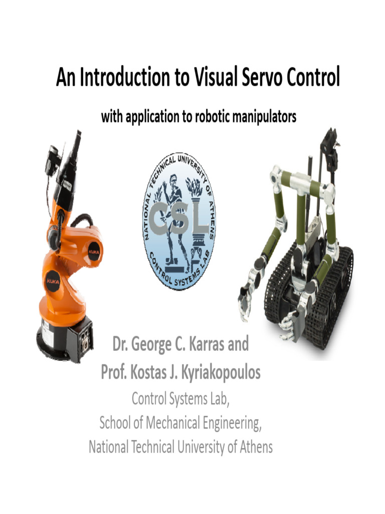 Visual Servo Control Theory | PDF | Stability Theory | Matrix (Mathematics)