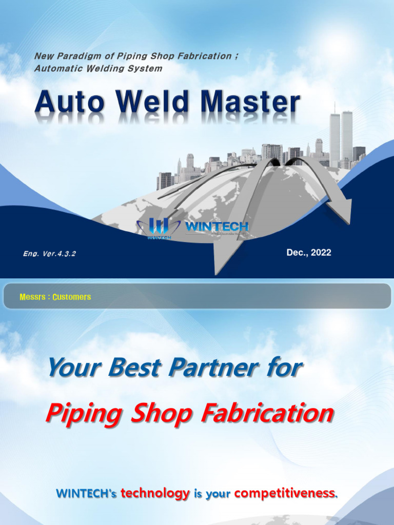 AUTO WELD MASTER (ENG Ver.4.3.2) | PDF | Welding | Construction