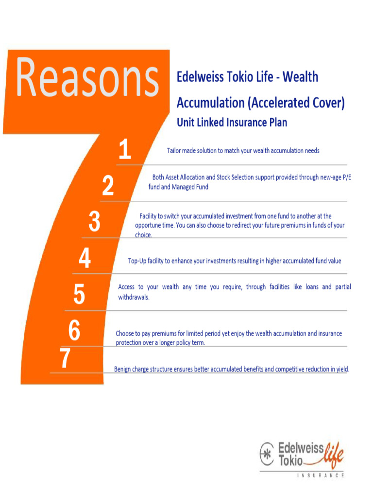 Wealth Accumulation Unit Linked Plan | PDF | Investment Fund | Insurance