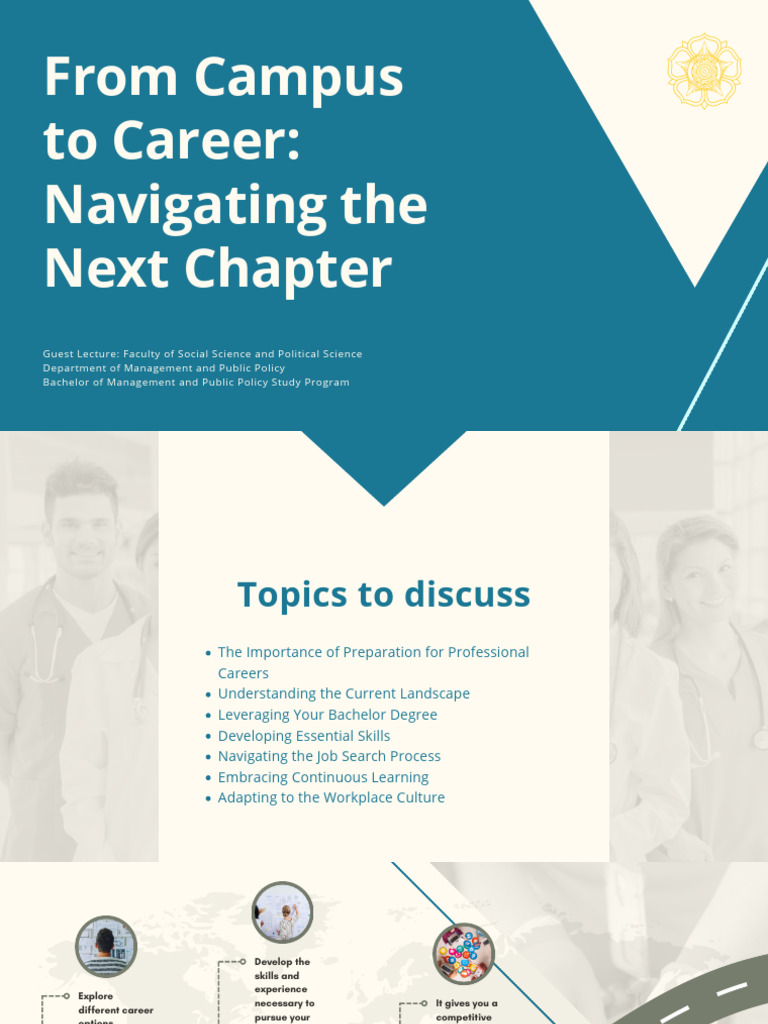 From Campus To Career Navigating The Next Chapter | PDF | Communication ...
