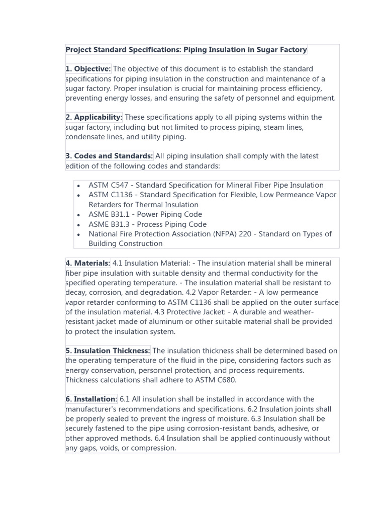 Piping Insulation | PDF | Thermal Insulation | Pipe (Fluid Conveyance)
