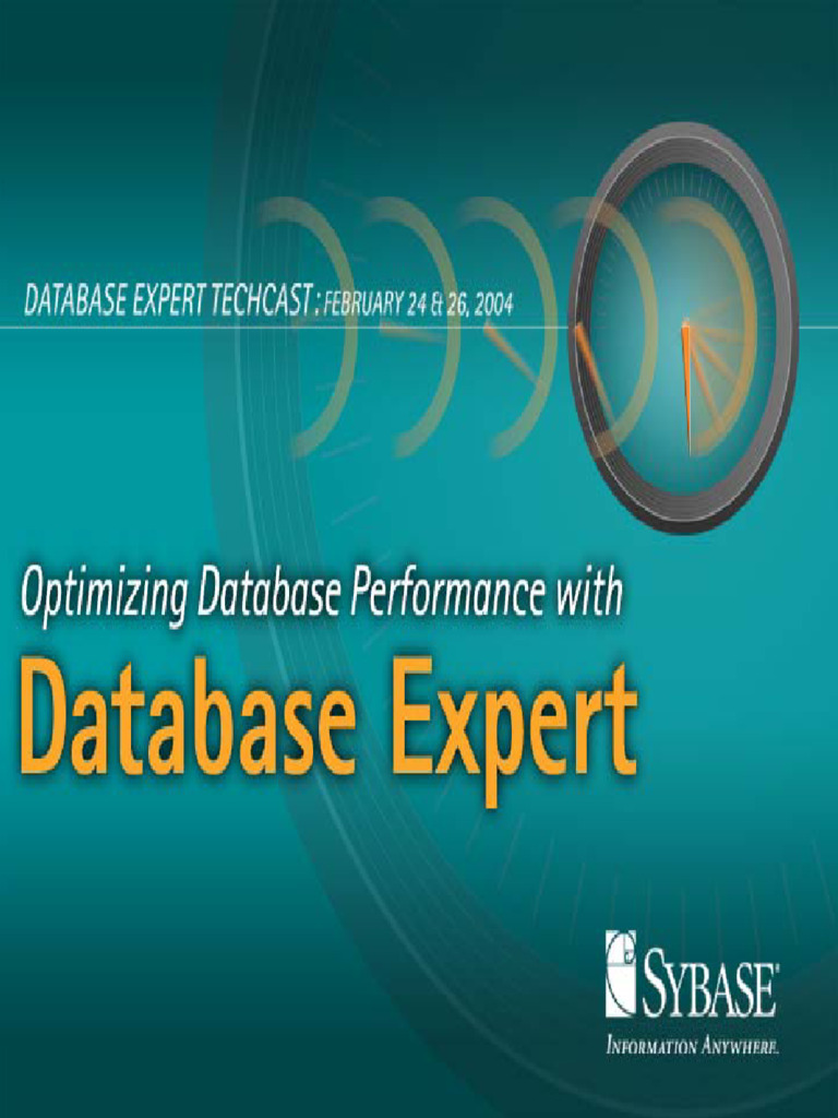 Sybase Database Expert Performance Tools | PDF | Databases | Computing