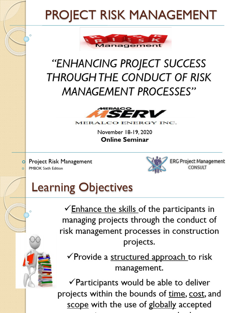 Project Risk Management Seminar Guide | PDF | Project Management | Risk ...