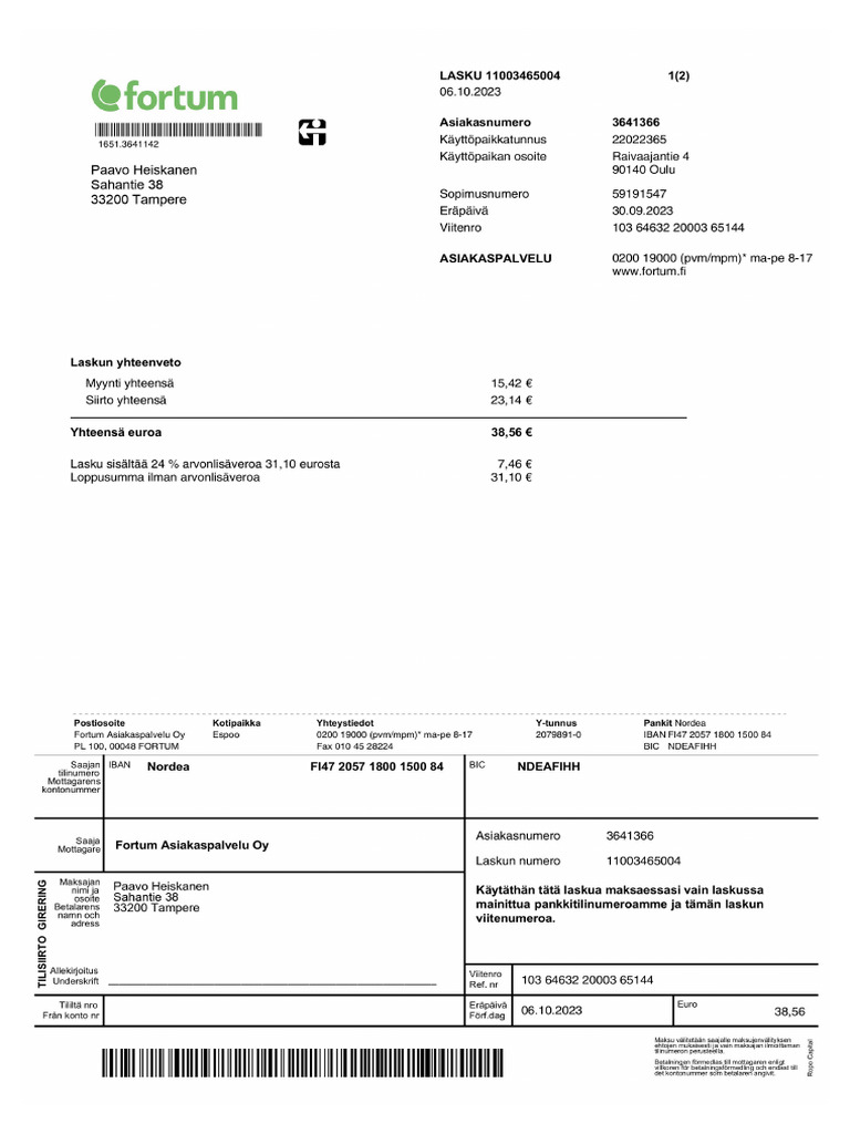 Finland Fortum-1 | PDF
