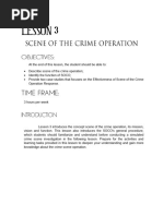 SOCO Team Composition | PDF | Crime Scene | Forensic Science