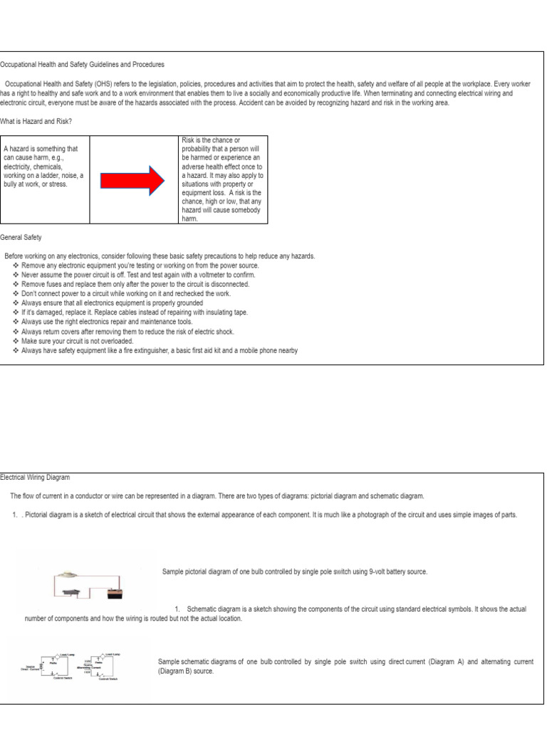 Electrical Safety and Wiring Diagrams | PDF | Occupational Safety And ...