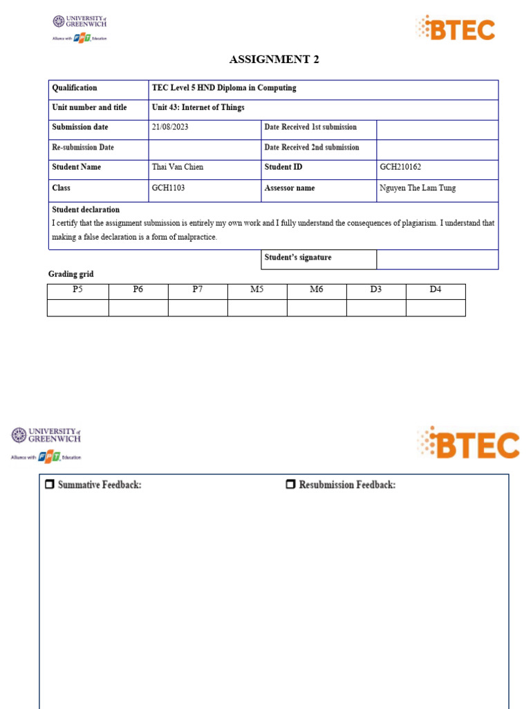 ASM2 IoT | PDF | Arduino | Microcontroller