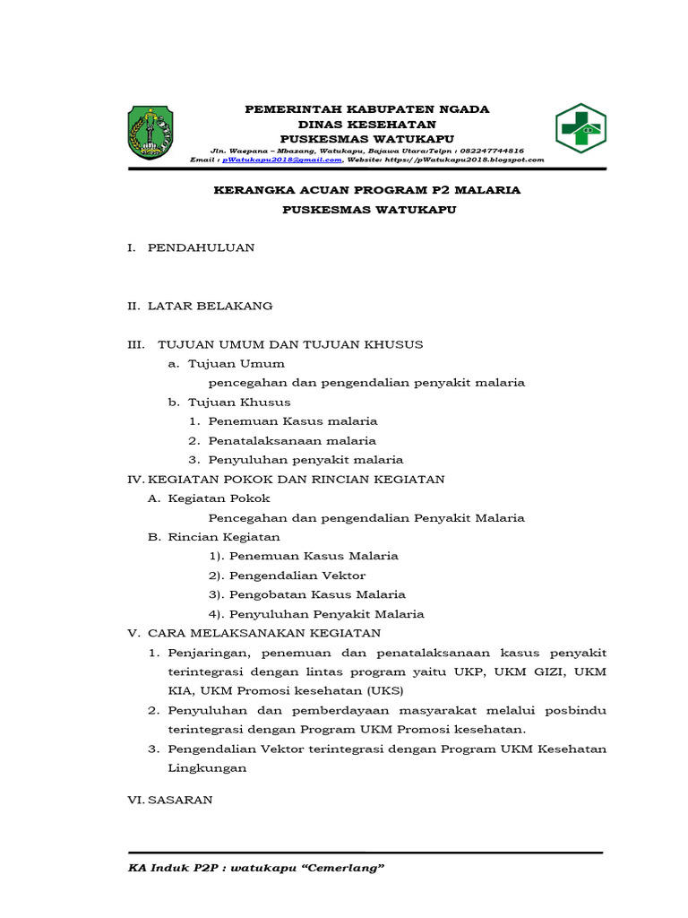 kak malaria | PDF