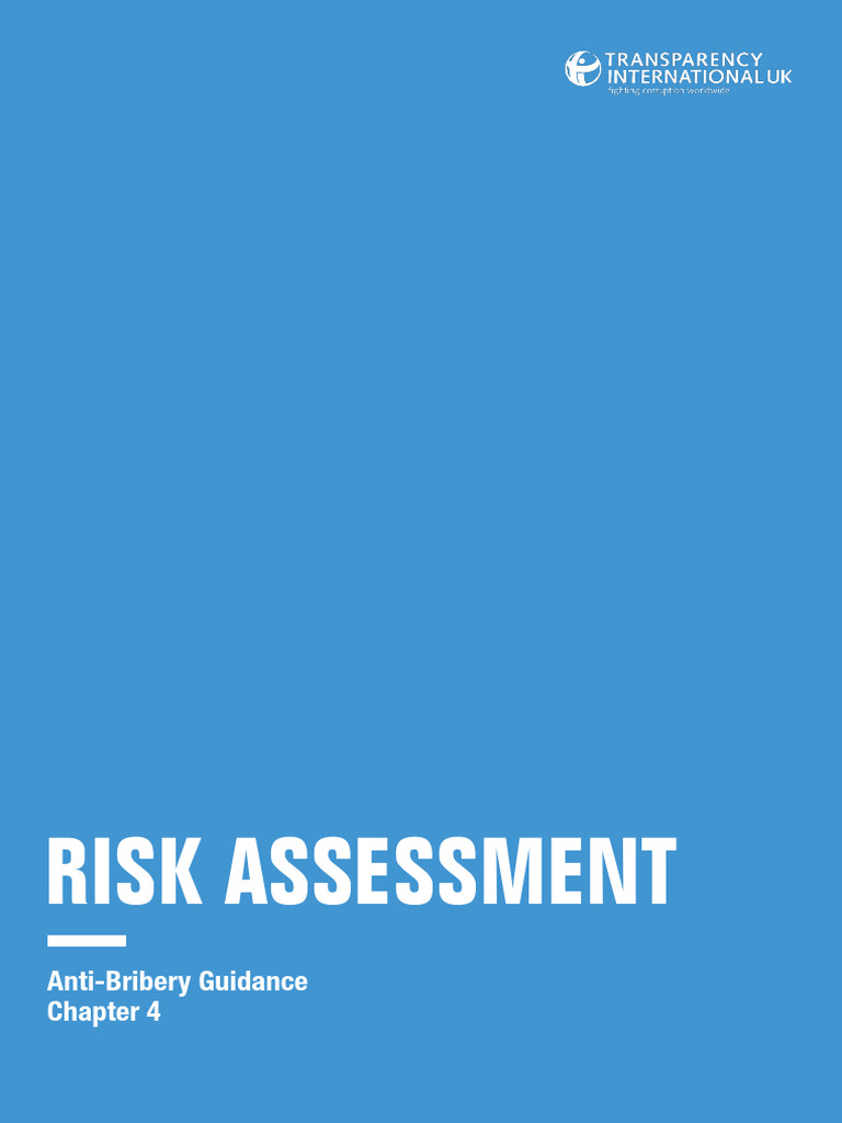 4. Risk Assessment - Anti-Bribery Guidance | PDF | Risk | Bribery