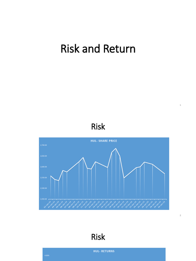 Risk and Return | PDF | Financial Risk | Variance