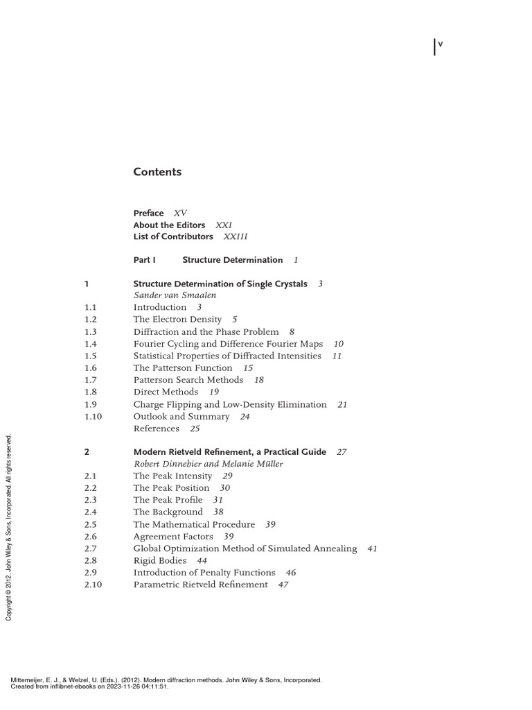 Modern Diffraction Methods Modern Diffraction Methods Pdf X