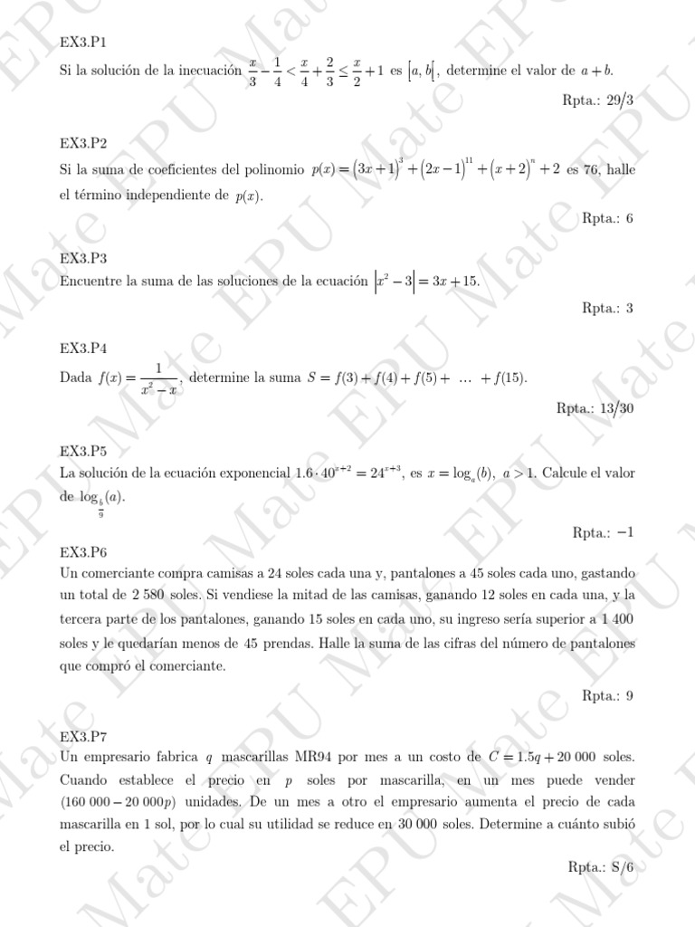 2021 1 Ex3 Enunciados | PDF | Economias