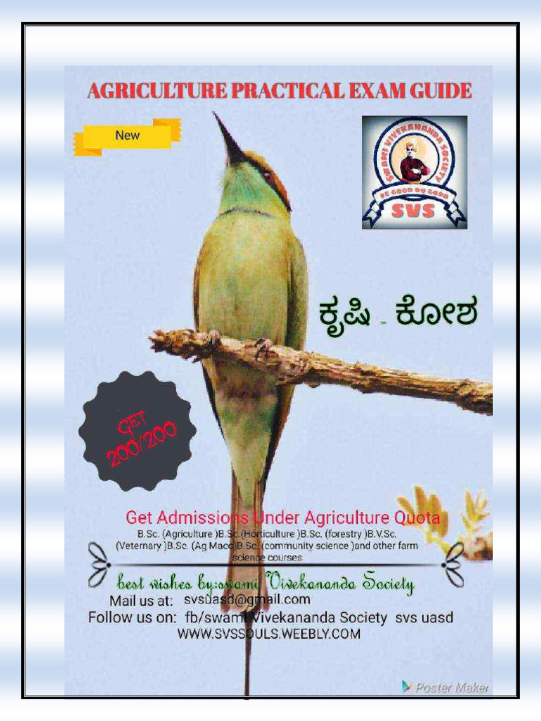 Agriculture Practical Exam Overall PDF | PDF | Pest (Organism ...