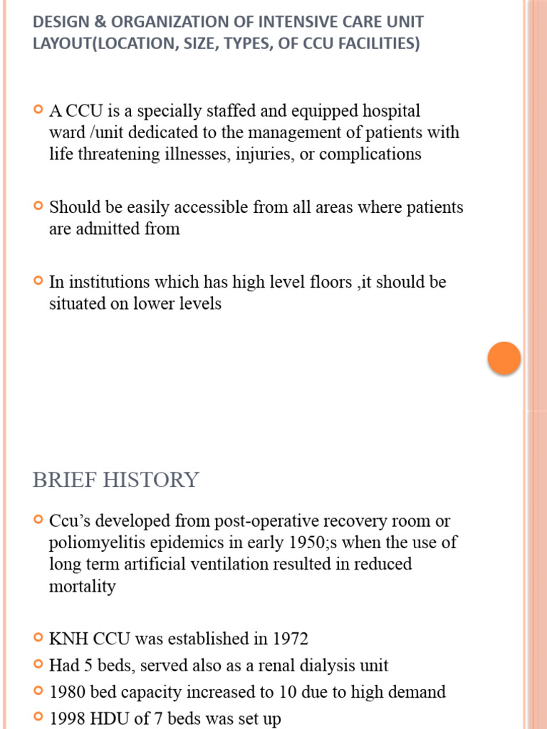 The DESIGN ORGANIZATION OF INTENSIVE CARE UNIT LAYOUT (Location, Size ...